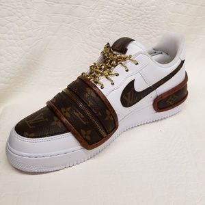 Nike | Shoes | Custom Made Lv Nike Air Force | Poshmark